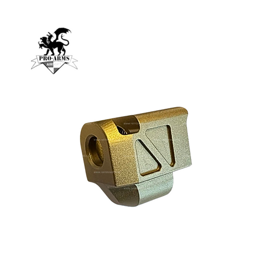 Pro Arms PM-Style 14mm CCW Compensator for Marui G17 G5 MOS (Black / F ...