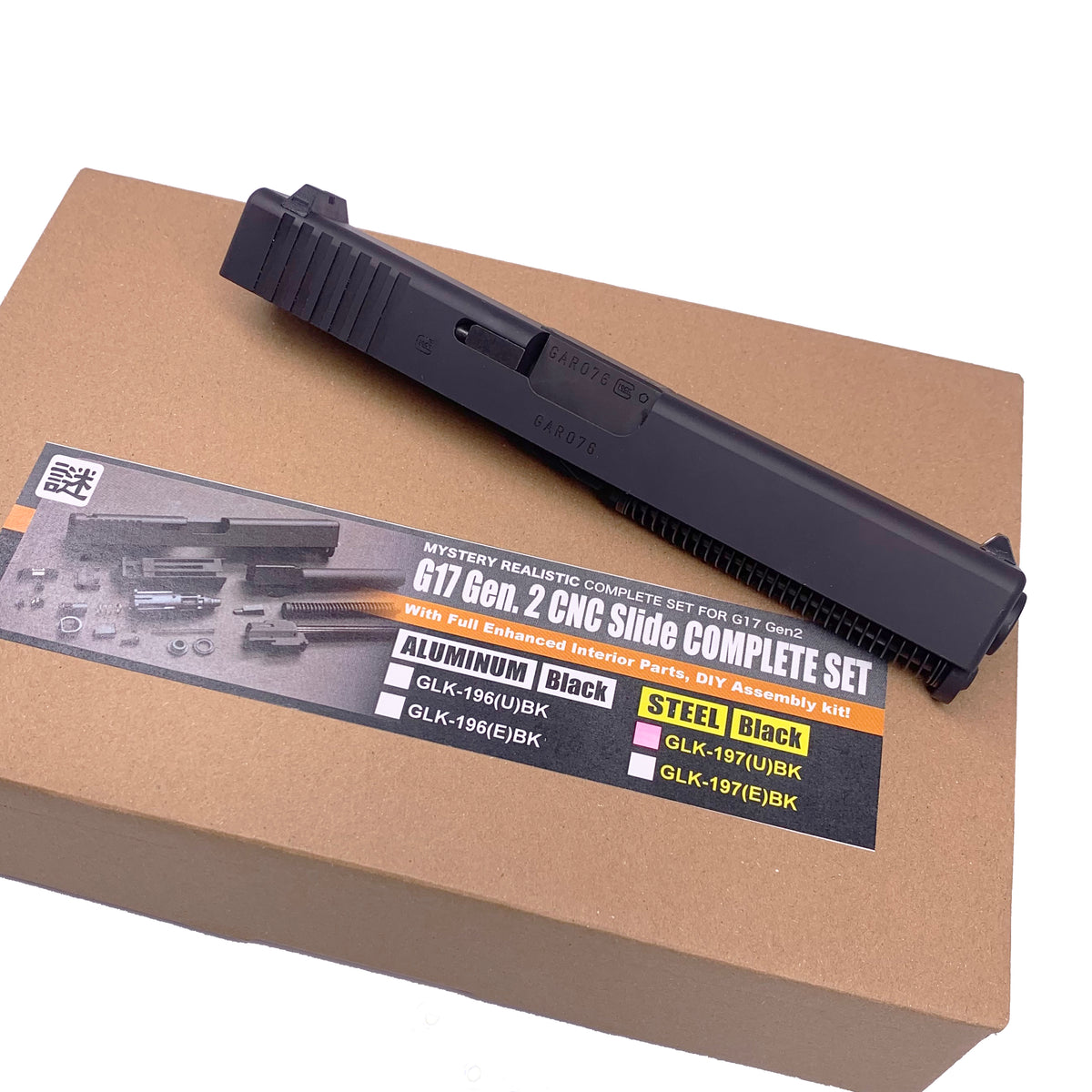 Rainbow8 Custom Guarder G17 Gen2 Steel Slide Complete Set - ASSEMBLED ...