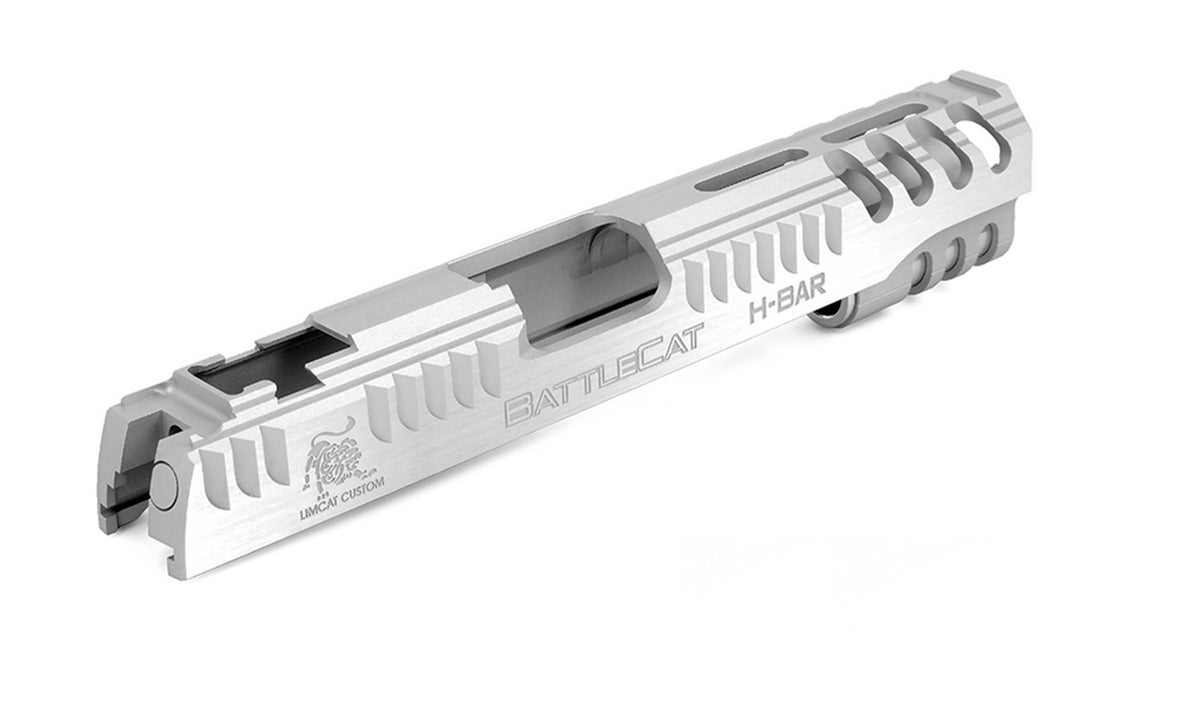 Airsoft Masterpiece “LimCat BattleCat” Slide for Hi-CAPA 5.1 (Sliver ...